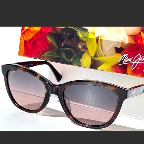 Maui Jim | Accessories | New Maui Jim Canna Rs769 Dark Tortoise Maui Rose Polarized Sunglasses ...